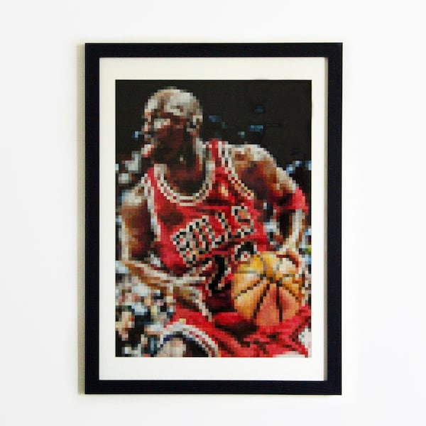 Air Jordan Pixel Art - Etsy
