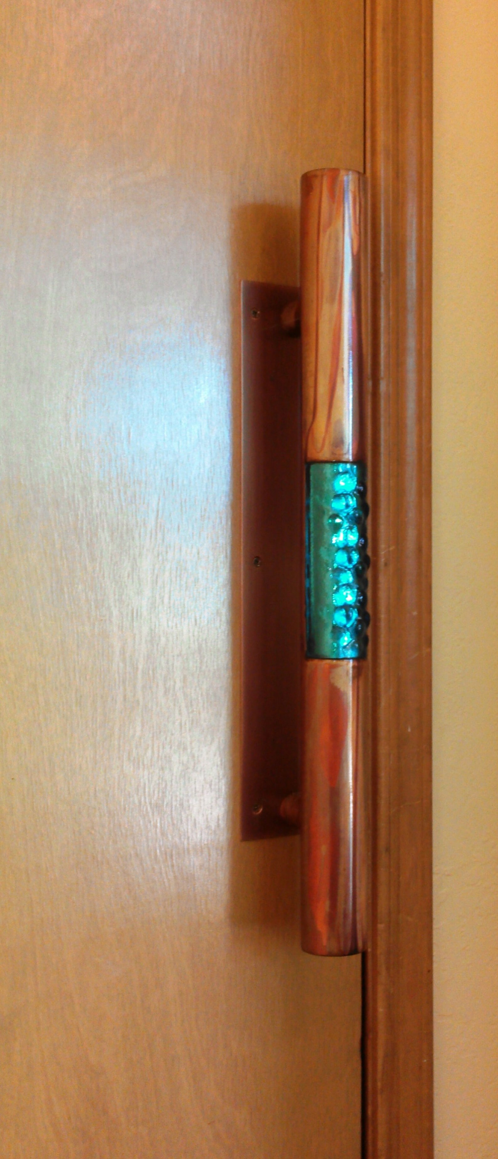 Copper Door Pull - Etsy
