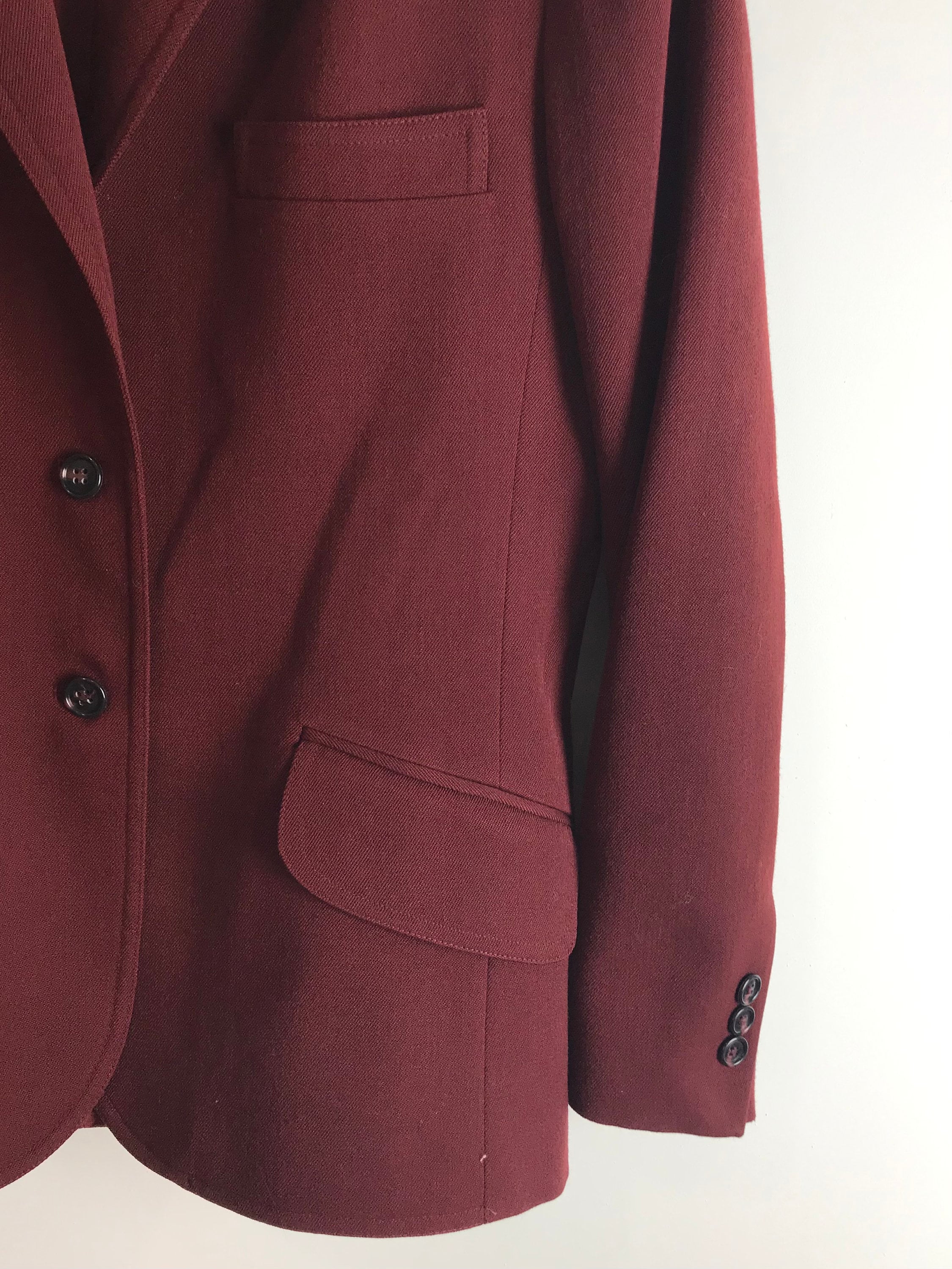 Vintage Pure Wool Blazer - Etsy