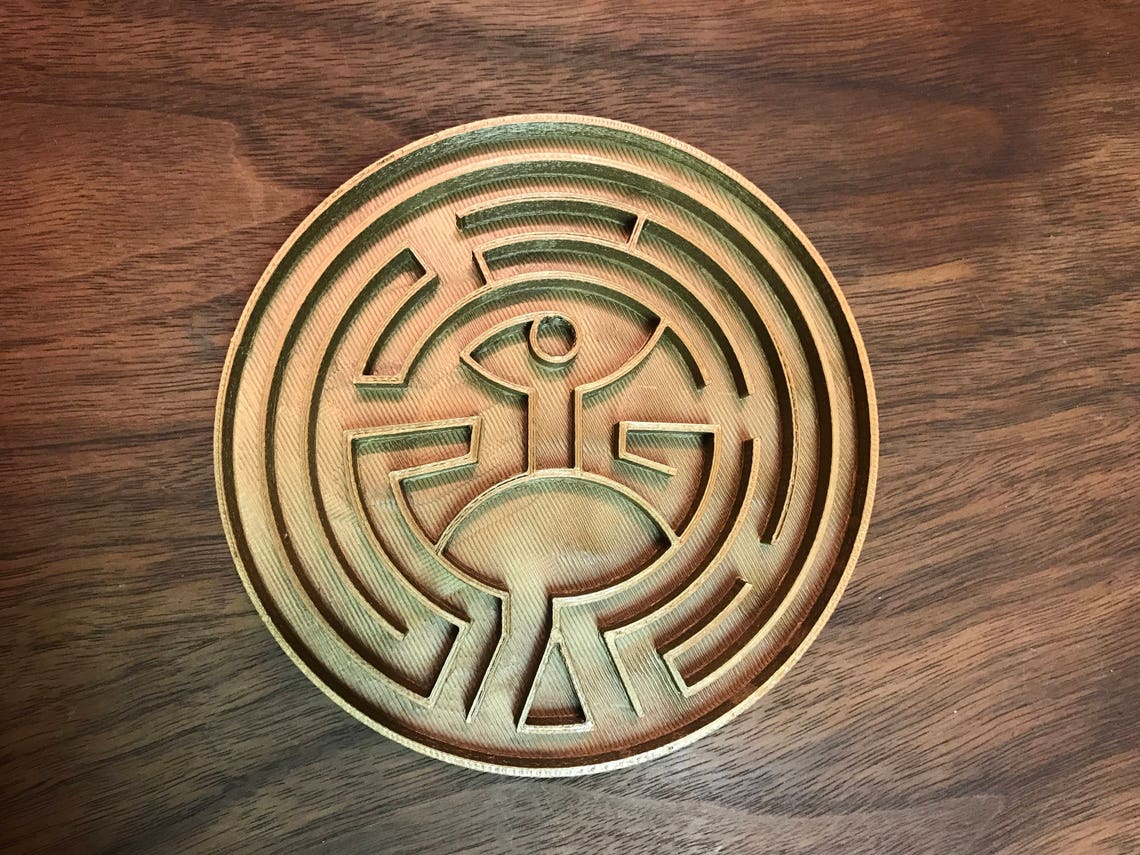 Westworld Maze Birthday Gift 3d Printed Fan Art Holiday - Etsy