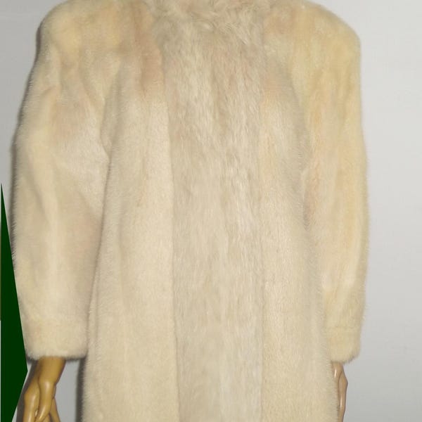 White Mink Coat - Etsy