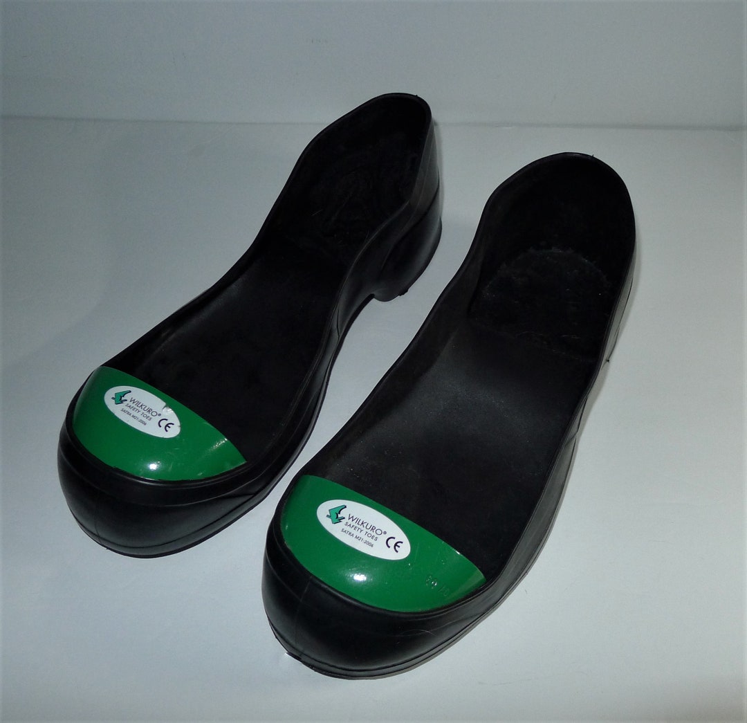 WILKURO Canada Black Rubber Mens Protection Safety Shoe Cover - Sz XXL ...