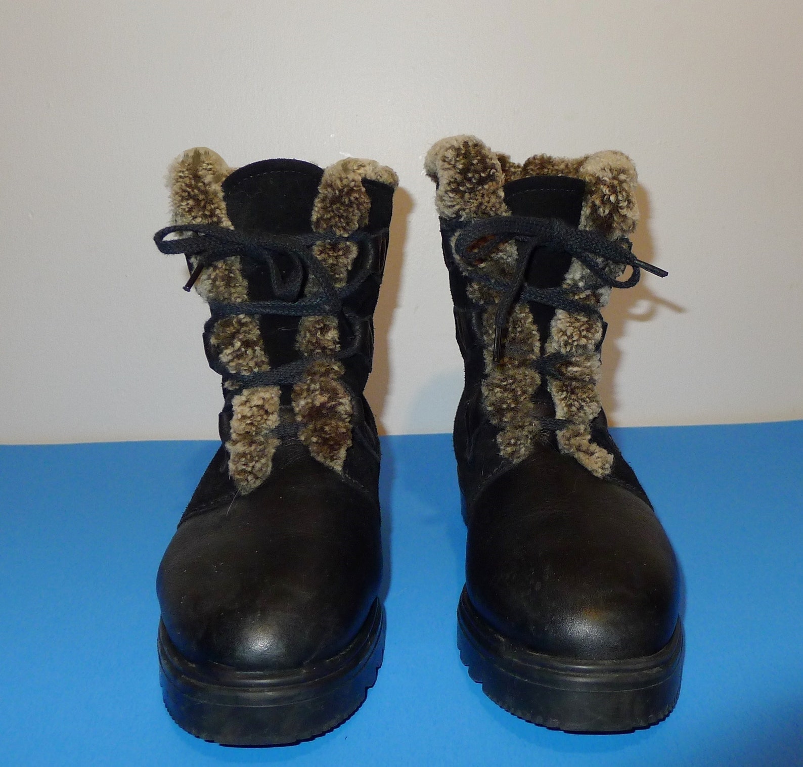 Superb Vintage Black PAJAR Women Leather Suede Ankle Boot - Etsy