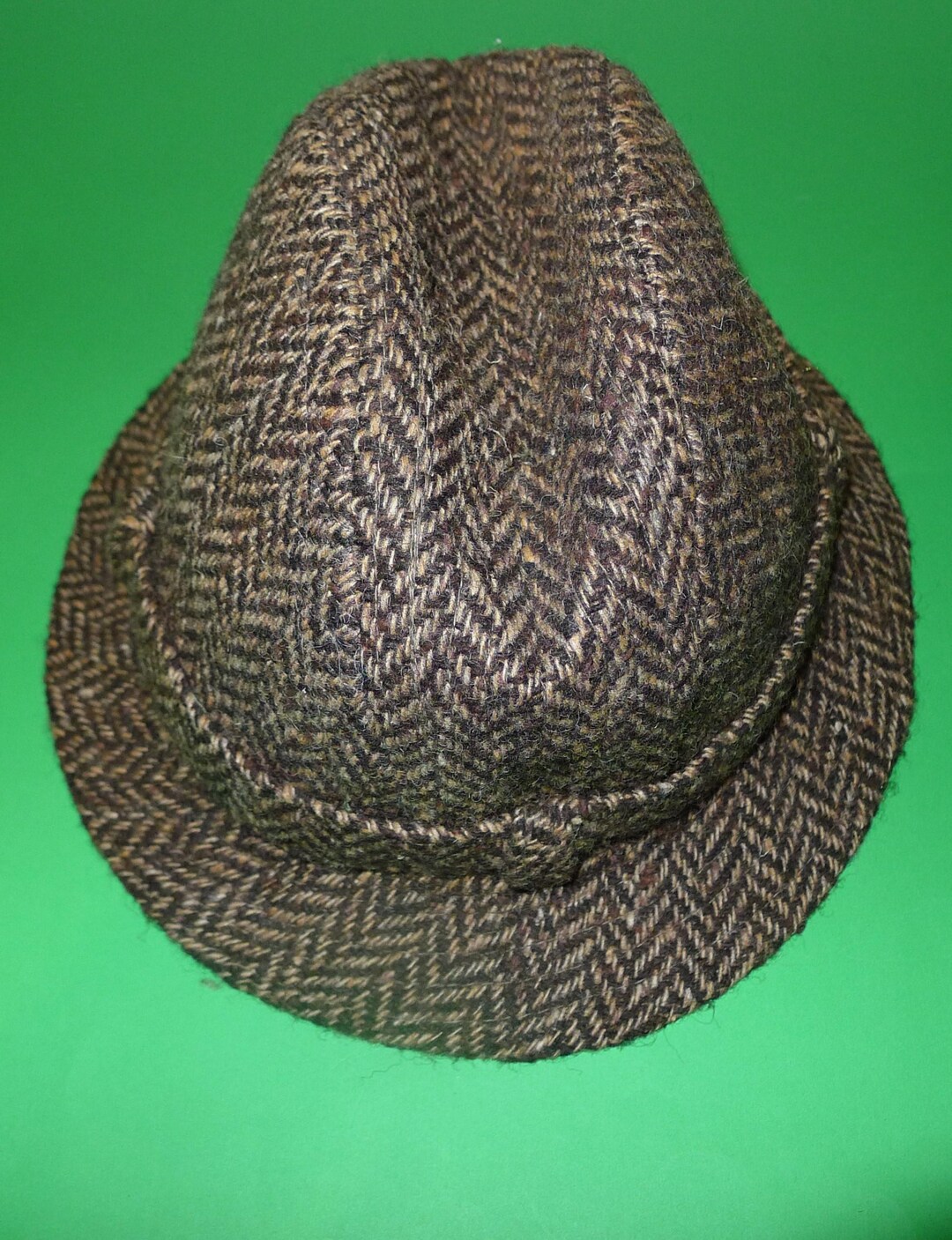 Nice Vintage Irish Tweed Mens Herringbone Woolen Bucket Hat - 6 7/8 - Etsy