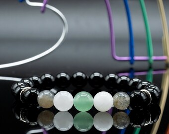 Subtle Agender Pride Bracelet, Agender Pride Flag Bracelet, Agender ...