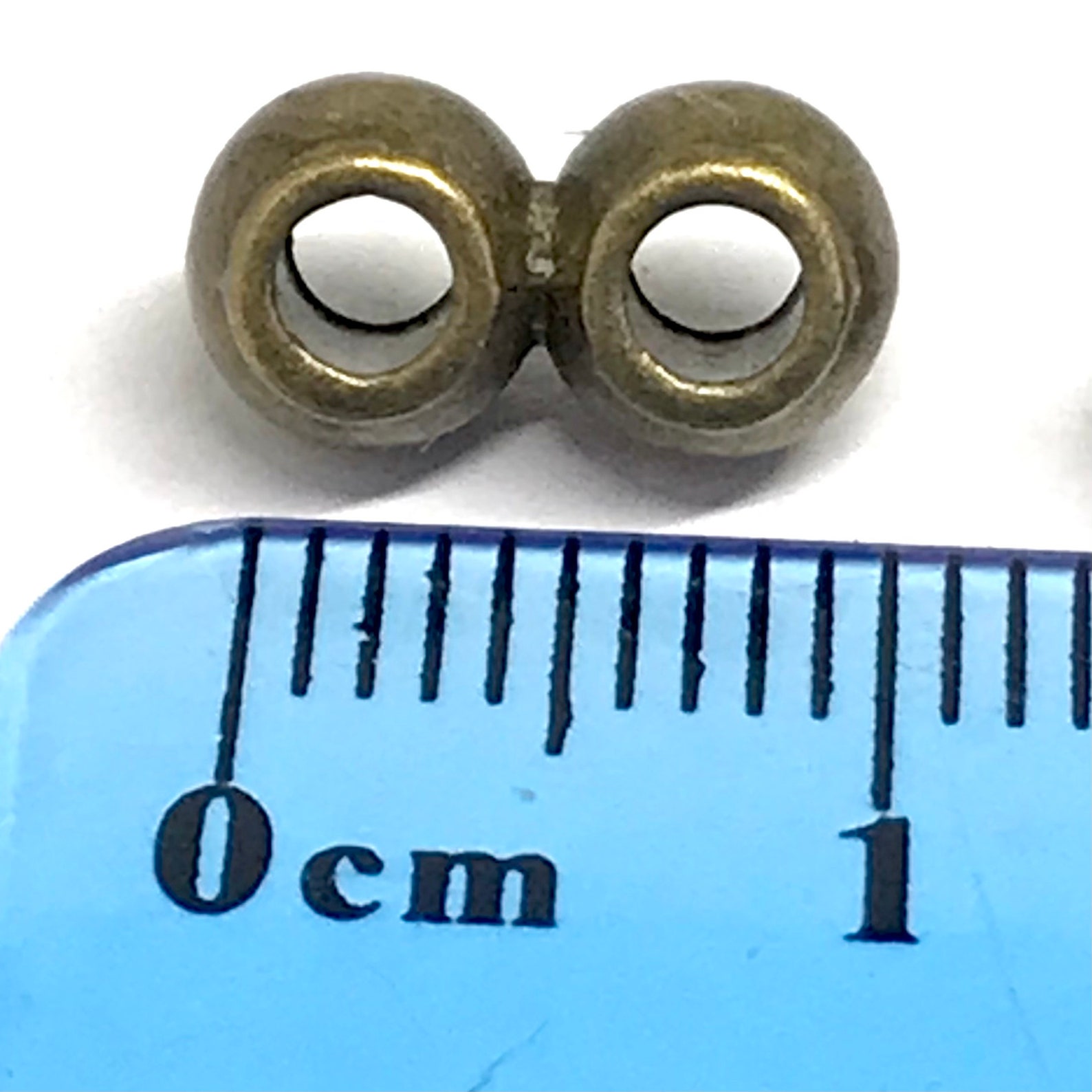 Double Hole Spacer, 30 Pieces - Antique Bronze Slider - Double Spacer ...