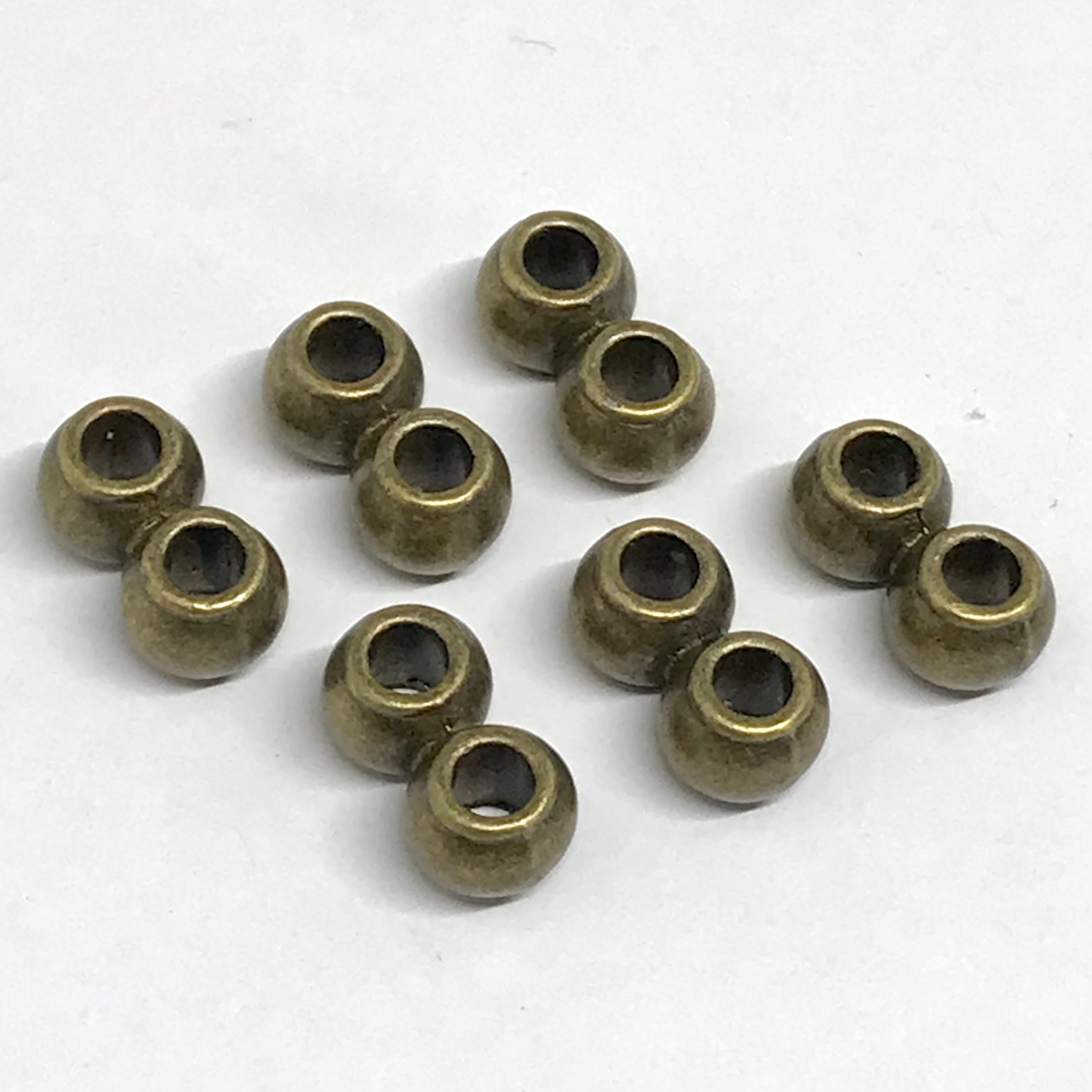 Double Hole Spacer, 30 Pieces - Antique Bronze Slider - Double Spacer ...