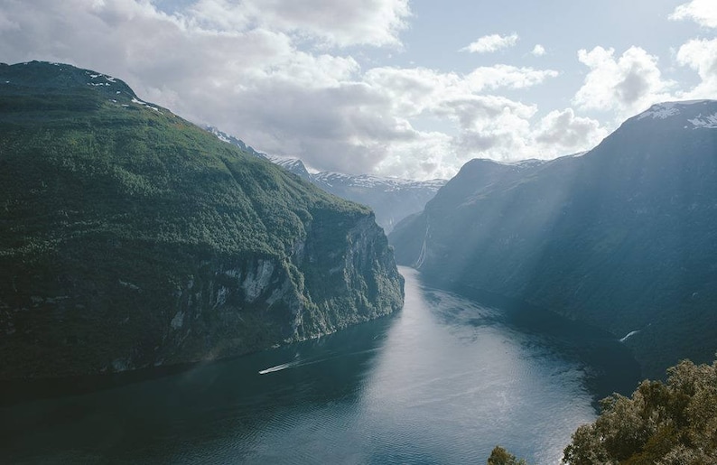 Gerainger Fjord, Norway - Etsy