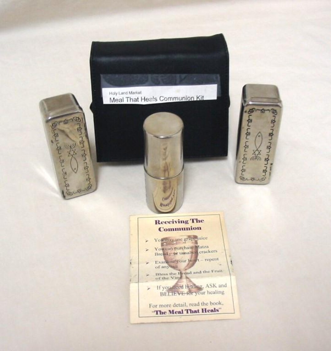 Portable Communion Travel Kit - "the Meal That Heals" - Etsy