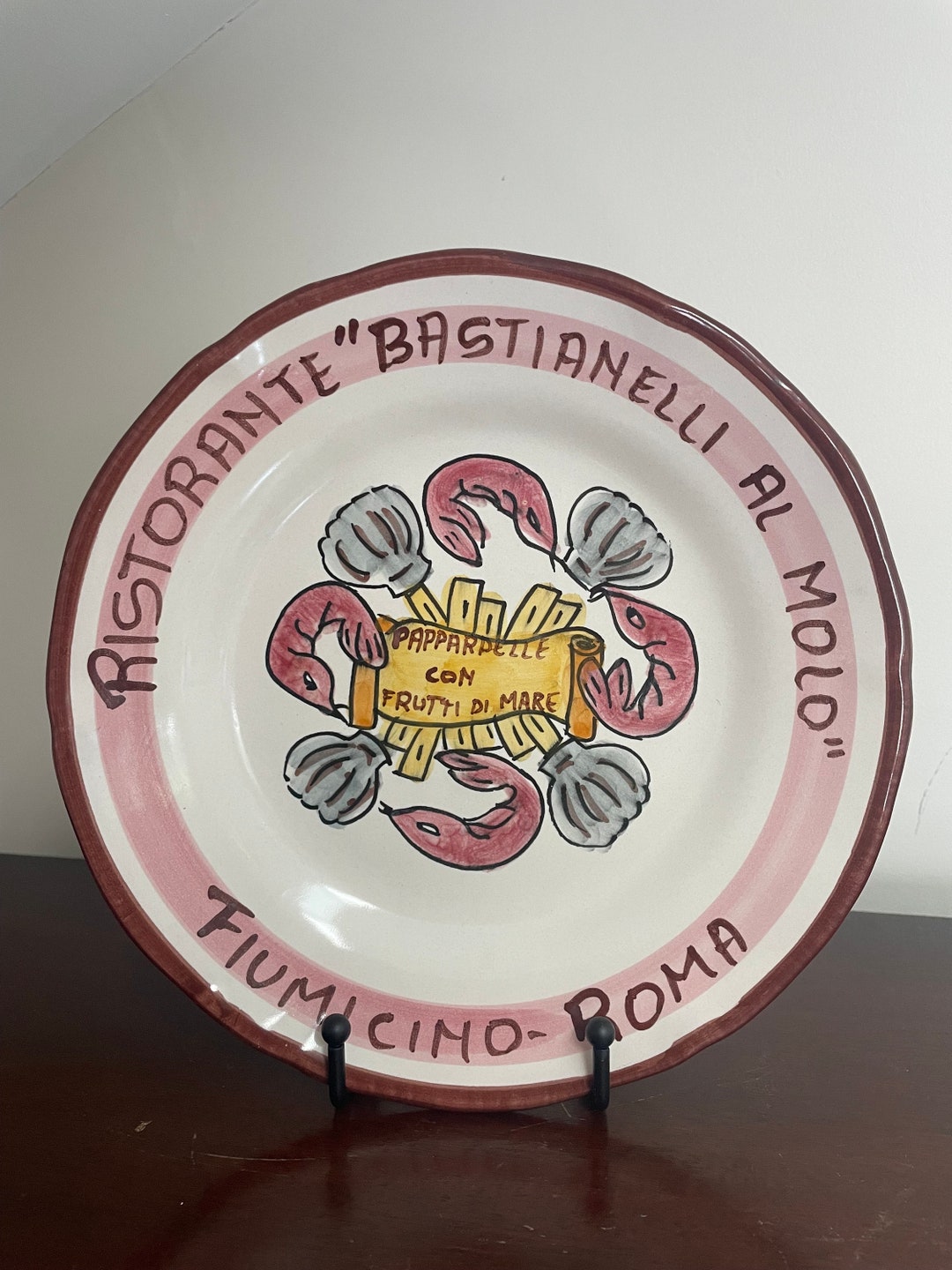 Italian Handpainted Boun Ricordo Plate - Etsy