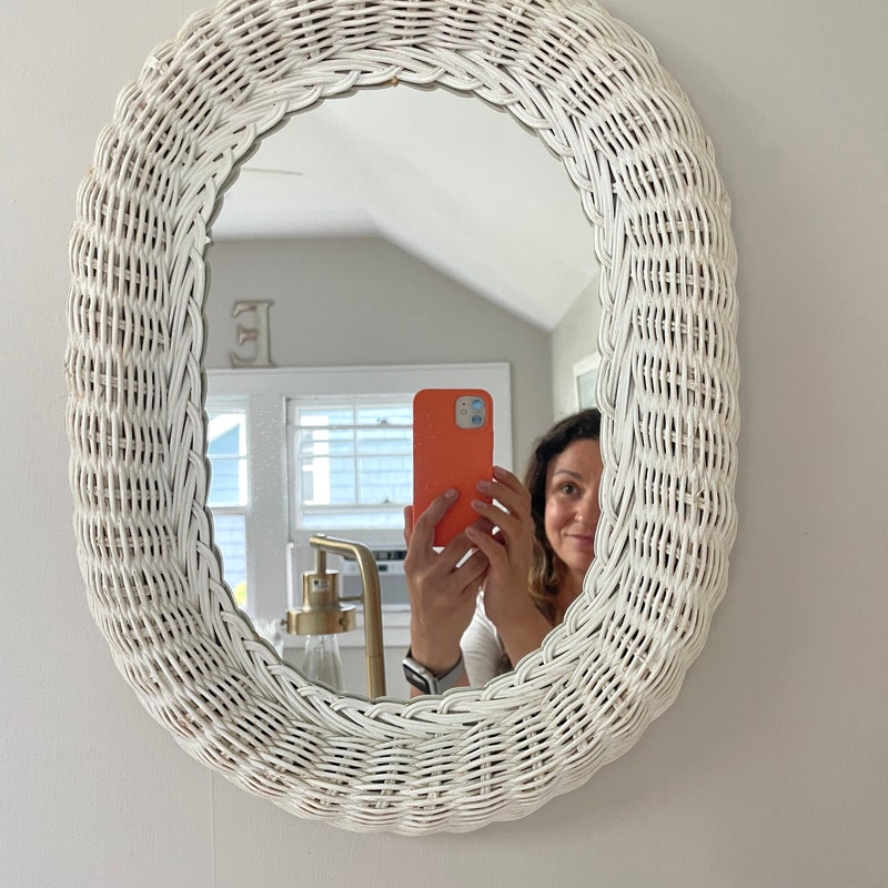 Wicker Mirror - Etsy
