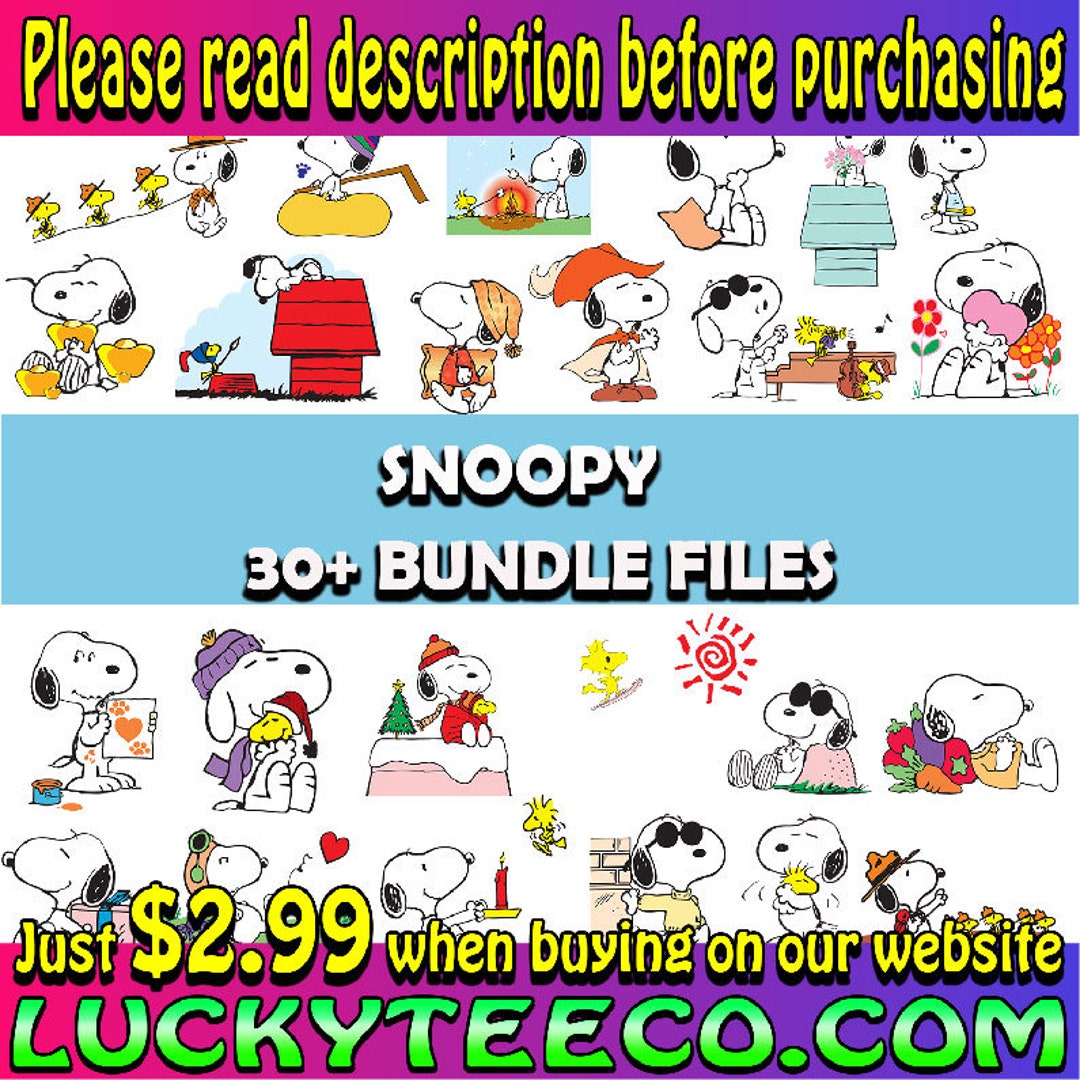 Snoopy Svg, Snoopy Bundle Svg, Charlie Brown Svg, Snoopy Clipart ...