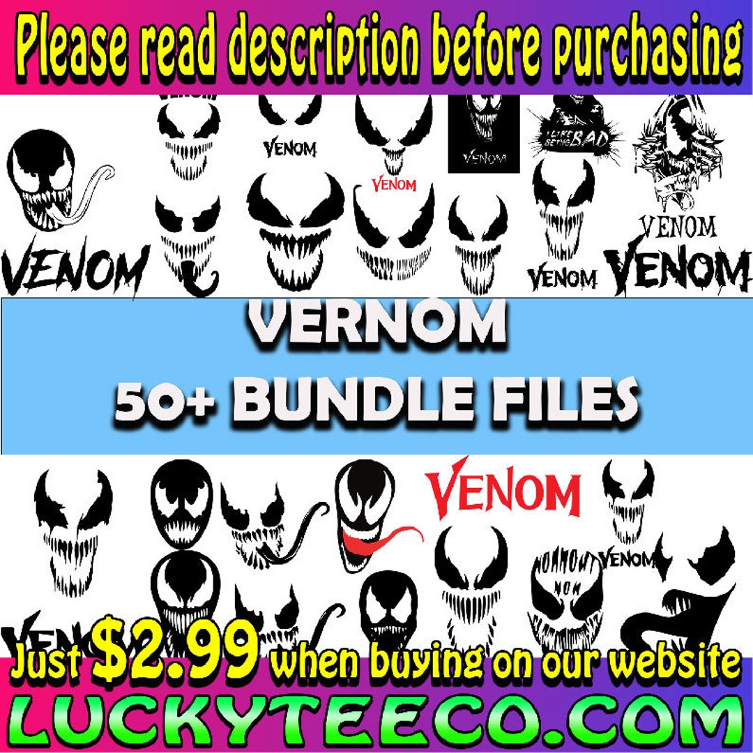 Venom SVG, Cut File Cricut, Svg Bundle, Venom Printable Vector Designs ...