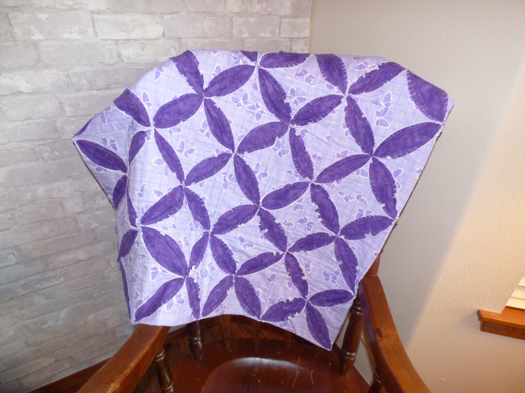 Purple Rag Quilt - Etsy
