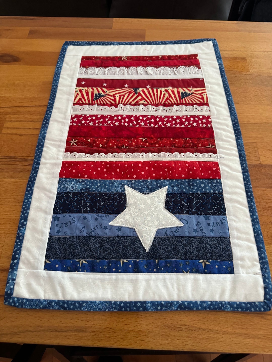 4th of July Table Runner, Table Decor - Etsy