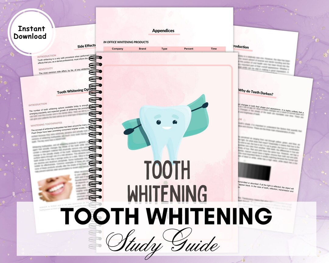 Complete Tooth Whitening Guide - DIY Teeth Whitening at Home - Etsy