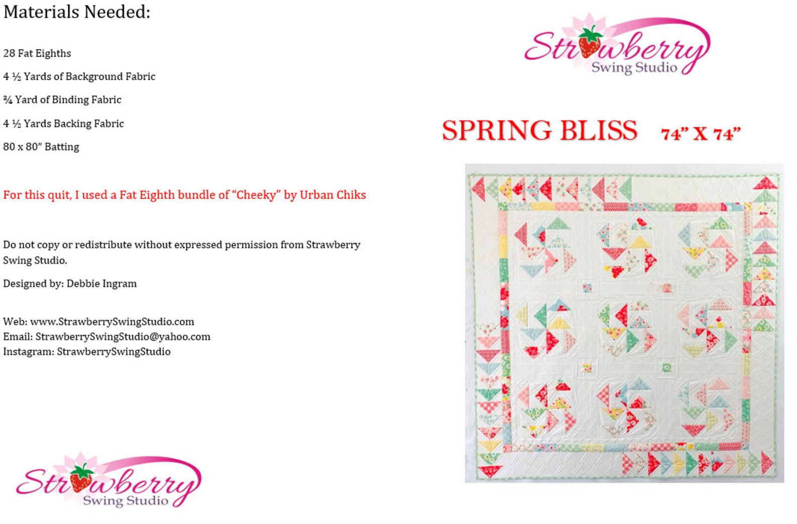 Spring Bliss Digital Pattern - Etsy