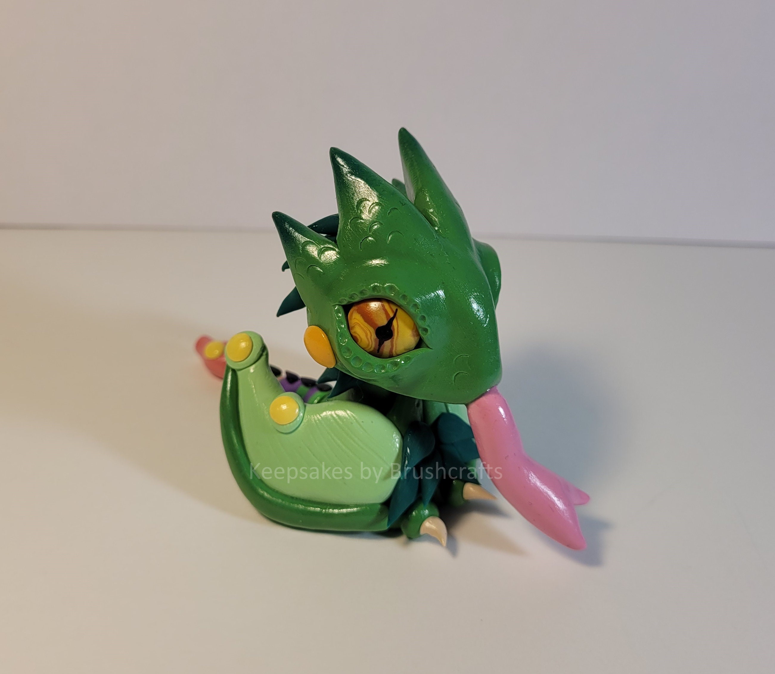 Handmade Polymer Clay Chibi Pukei pukei Coral Pukei Pukei | Etsy