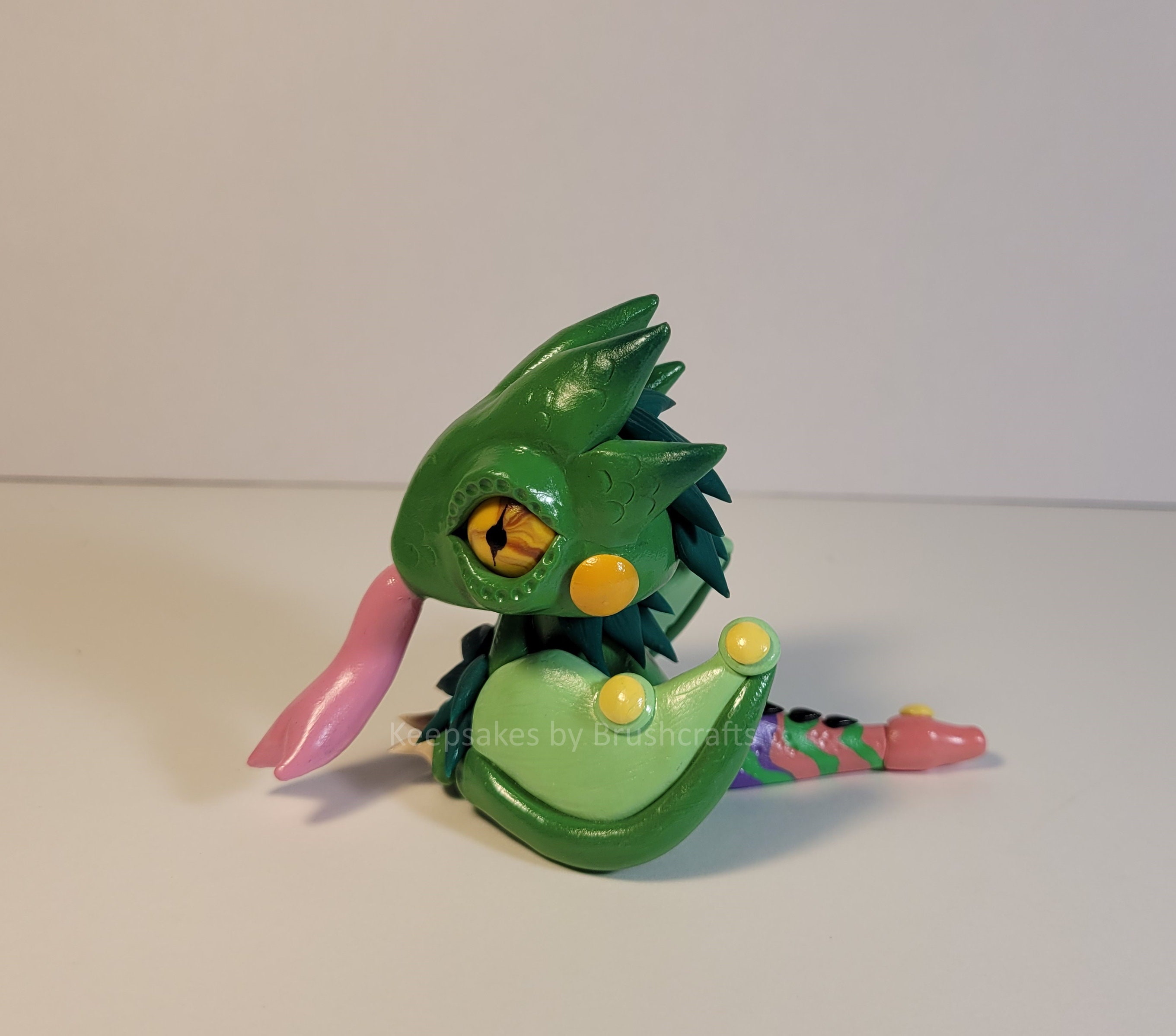 Handmade Polymer Clay Chibi Pukei pukei Coral Pukei Pukei | Etsy
