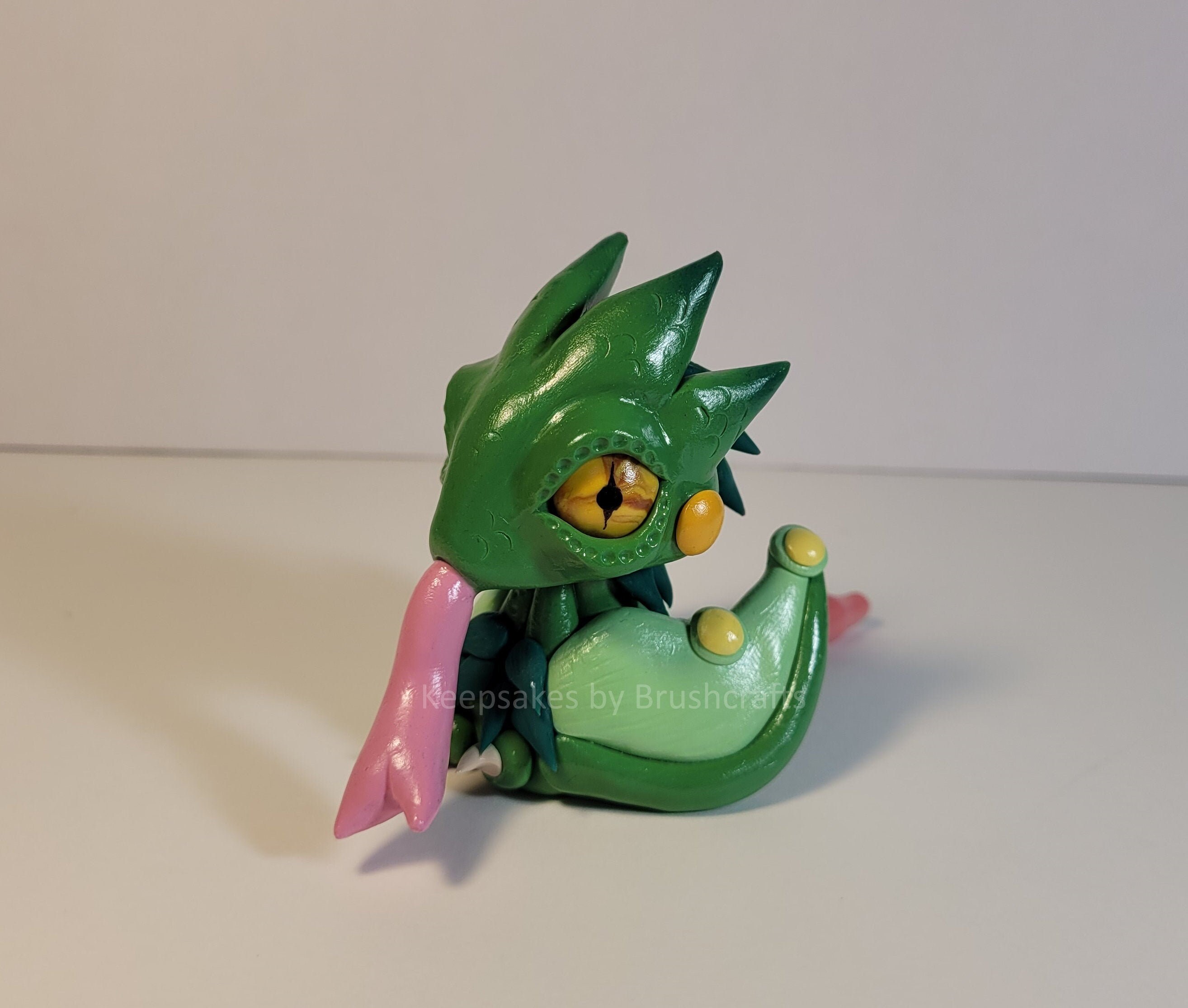 Handmade Polymer Clay Chibi Pukei pukei Coral Pukei Pukei | Etsy