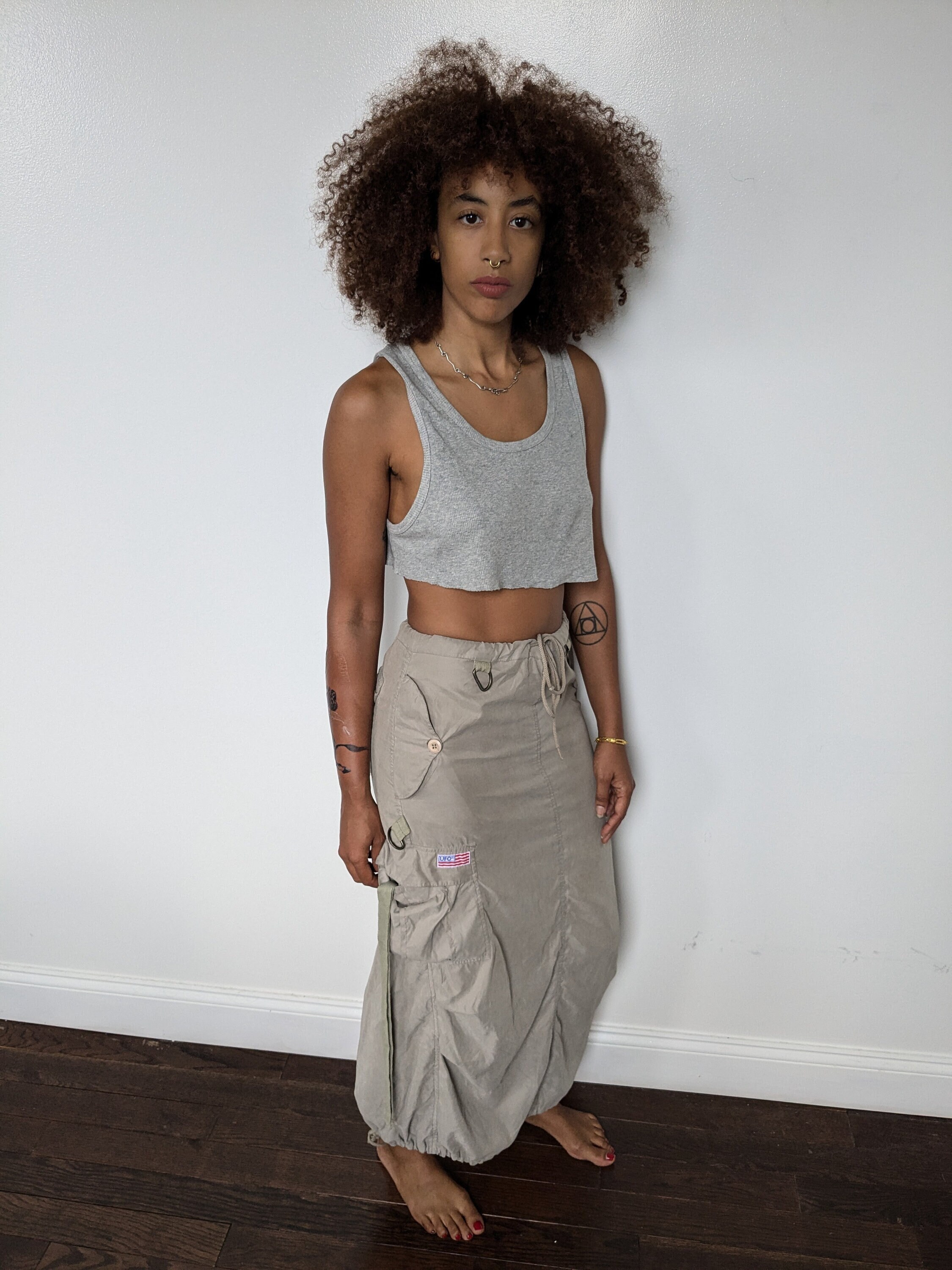 UFO Cargo Skirt - Etsy