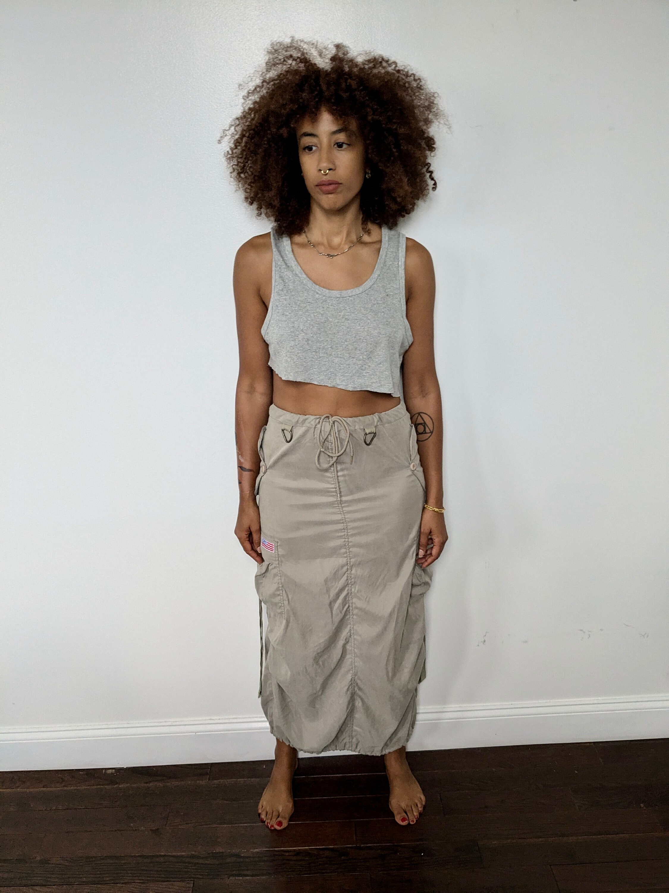 UFO Cargo Skirt - Etsy