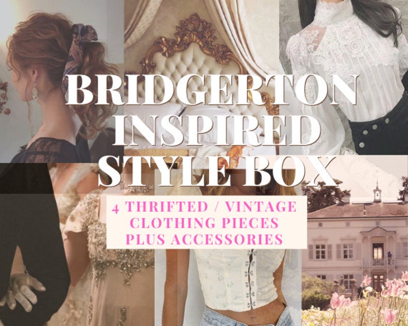 Bridgerton Inspired Style Box Style Bundle Flower Lace Feminine Girly ...