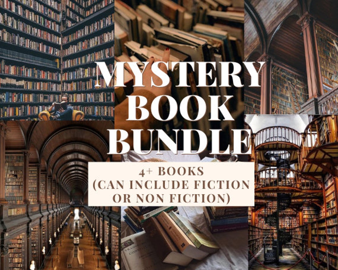 Mystery Book Bundle Blind Date With A Book Mystery Box Mystery Bundle 4 ...