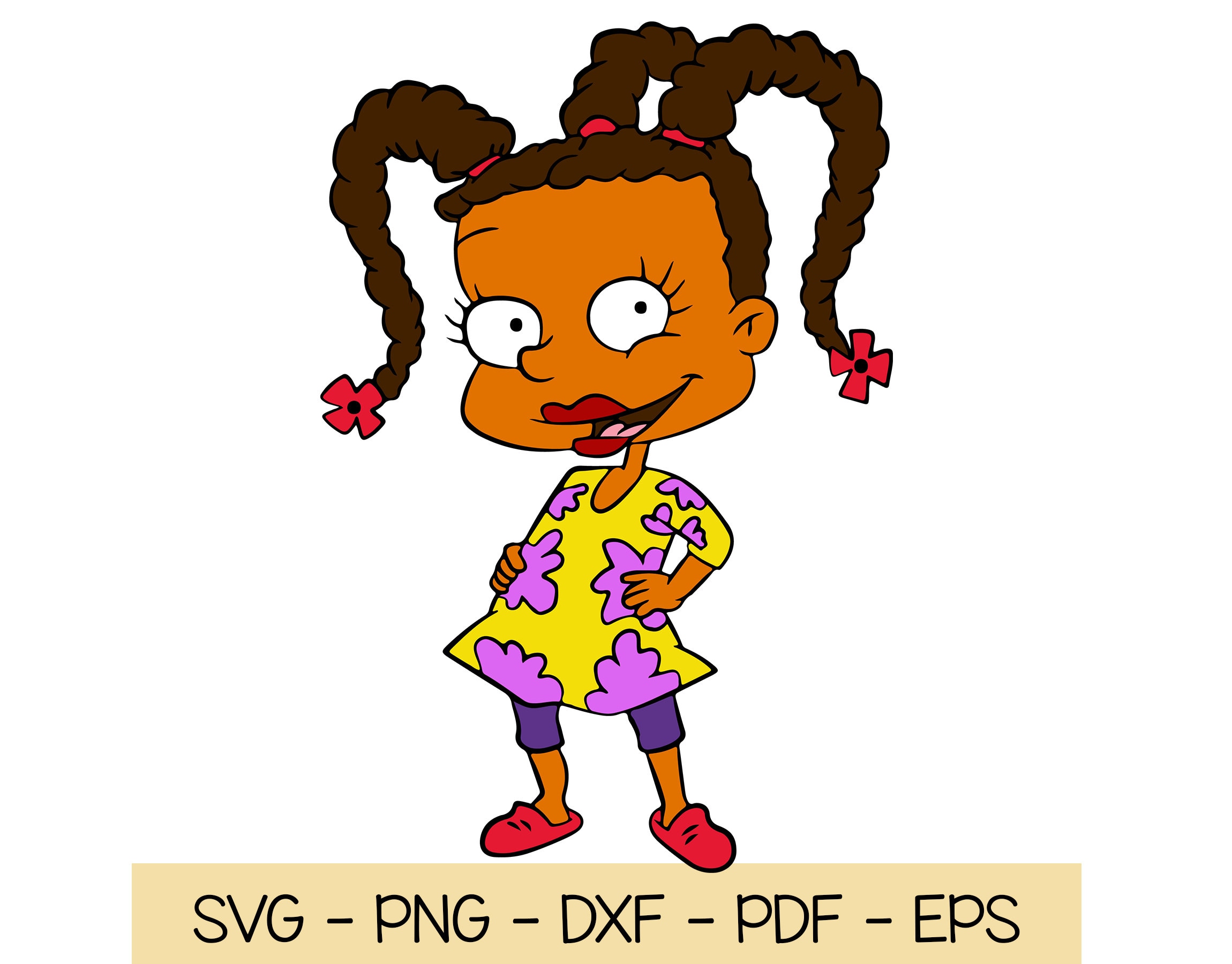 Susie Carmichael Rugrats SVG Layered Svg dxf pdf png eps - Etsy México