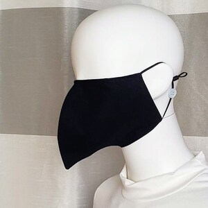 Bird Beak Face Mask Black | Etsy