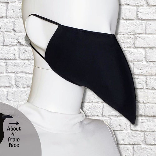 Bird Beak Face Mask Black - Etsy