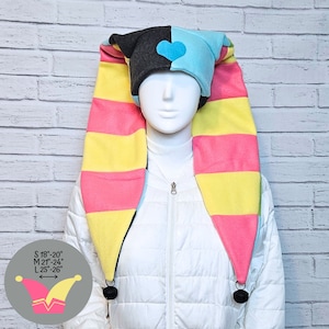 Fizzarolli Hat - Teal Green Pink Yellow - Cosplay - Jester Hat - Etsy