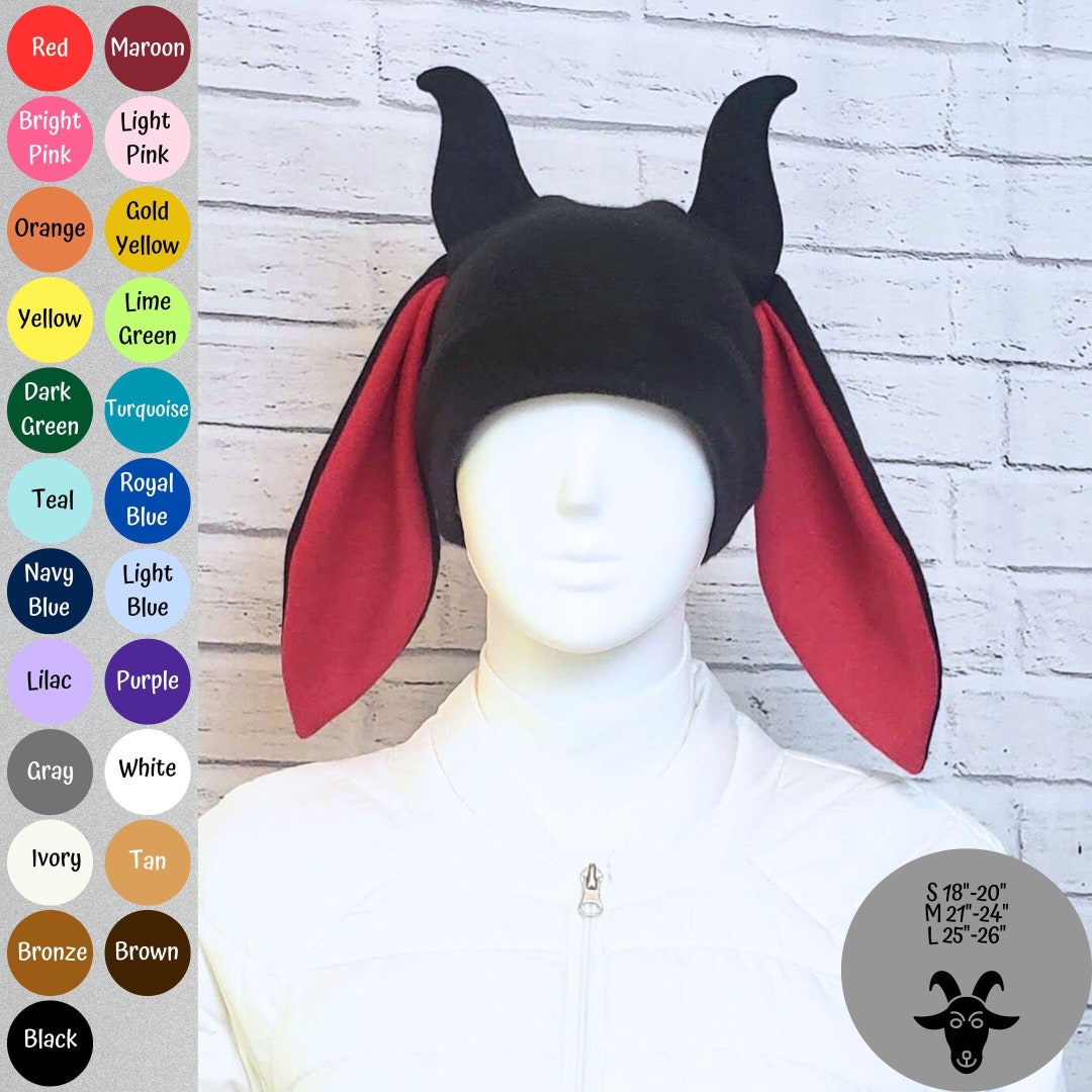 Baphomet Goat Hat - Custom Colors - Etsy