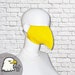 Eagle Beak Face Mask Yellow - Etsy