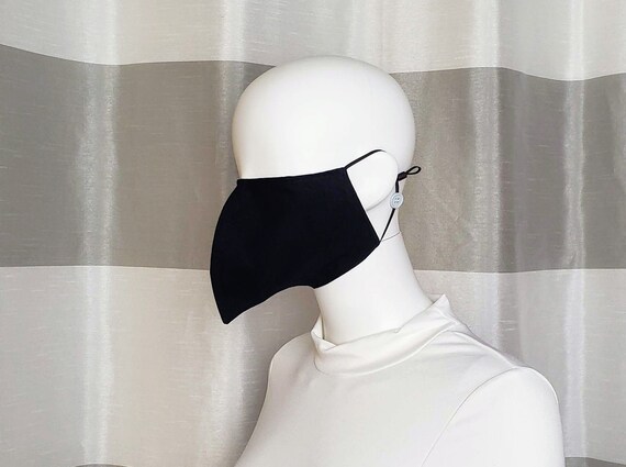 Bird Beak Face Mask Black | Etsy