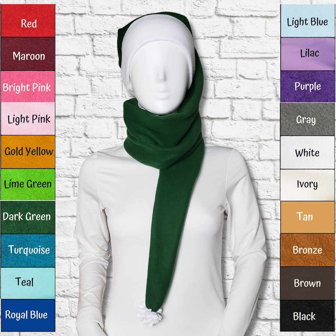 Long Stocking Hat Custom Colors White - Etsy