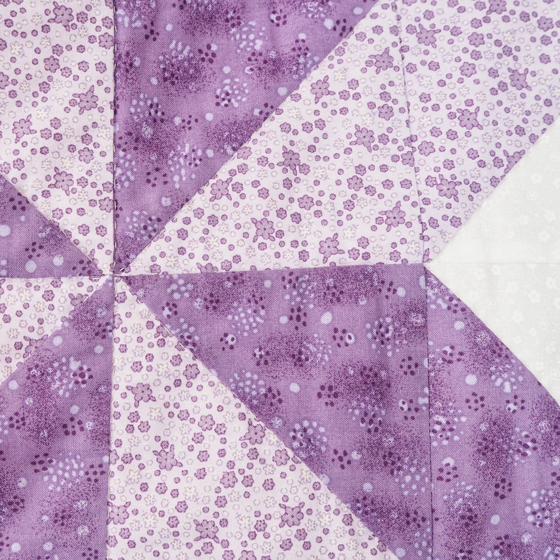 Purple Star Quilt for Baby Girl // Hand Quilted Baby Blanket - Etsy