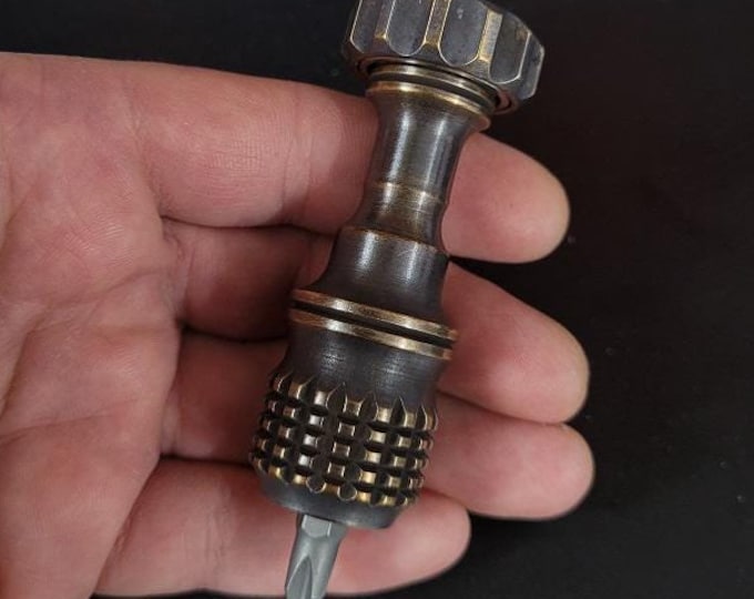 Custom Mini EDC Brass 1/4 Bit Driver : M196 "celt" - Etsy