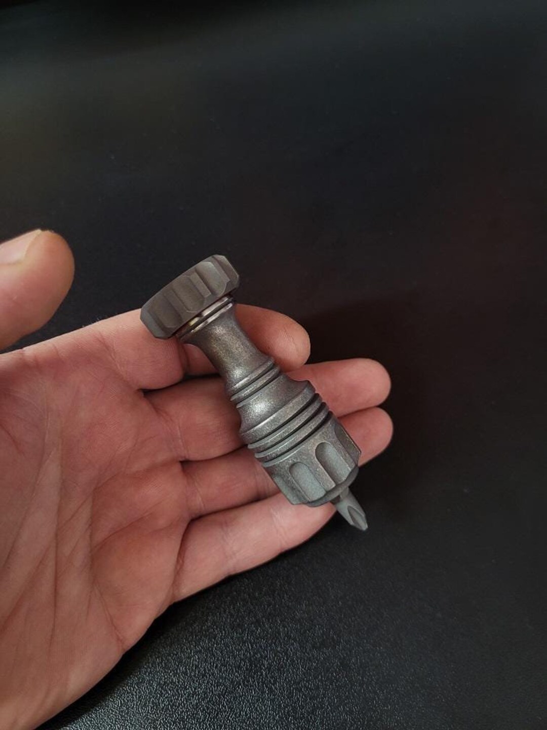 Custom Mini EDC Titanium 1/4 Bit Driver : M236 "yin Yang" - Etsy