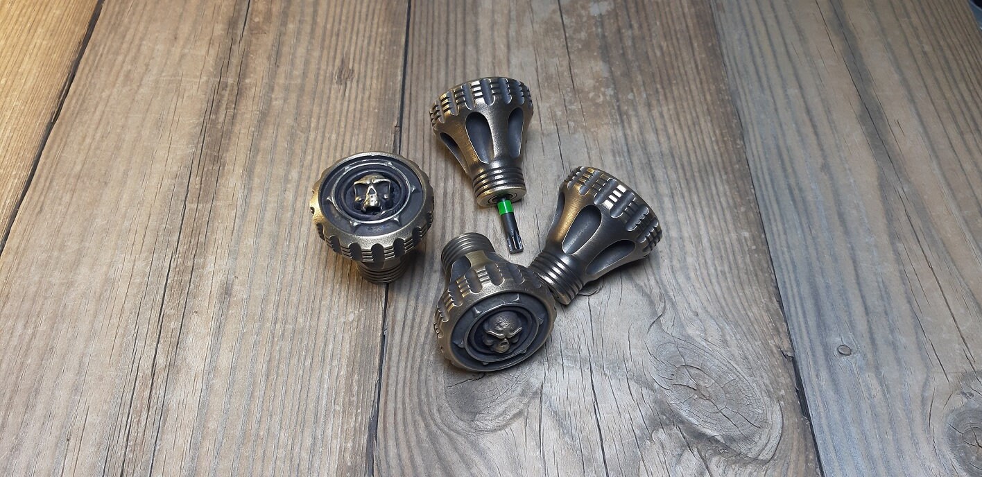 Custom EDC Stubby Brass 1/4 Bit Driver-V4 | Etsy