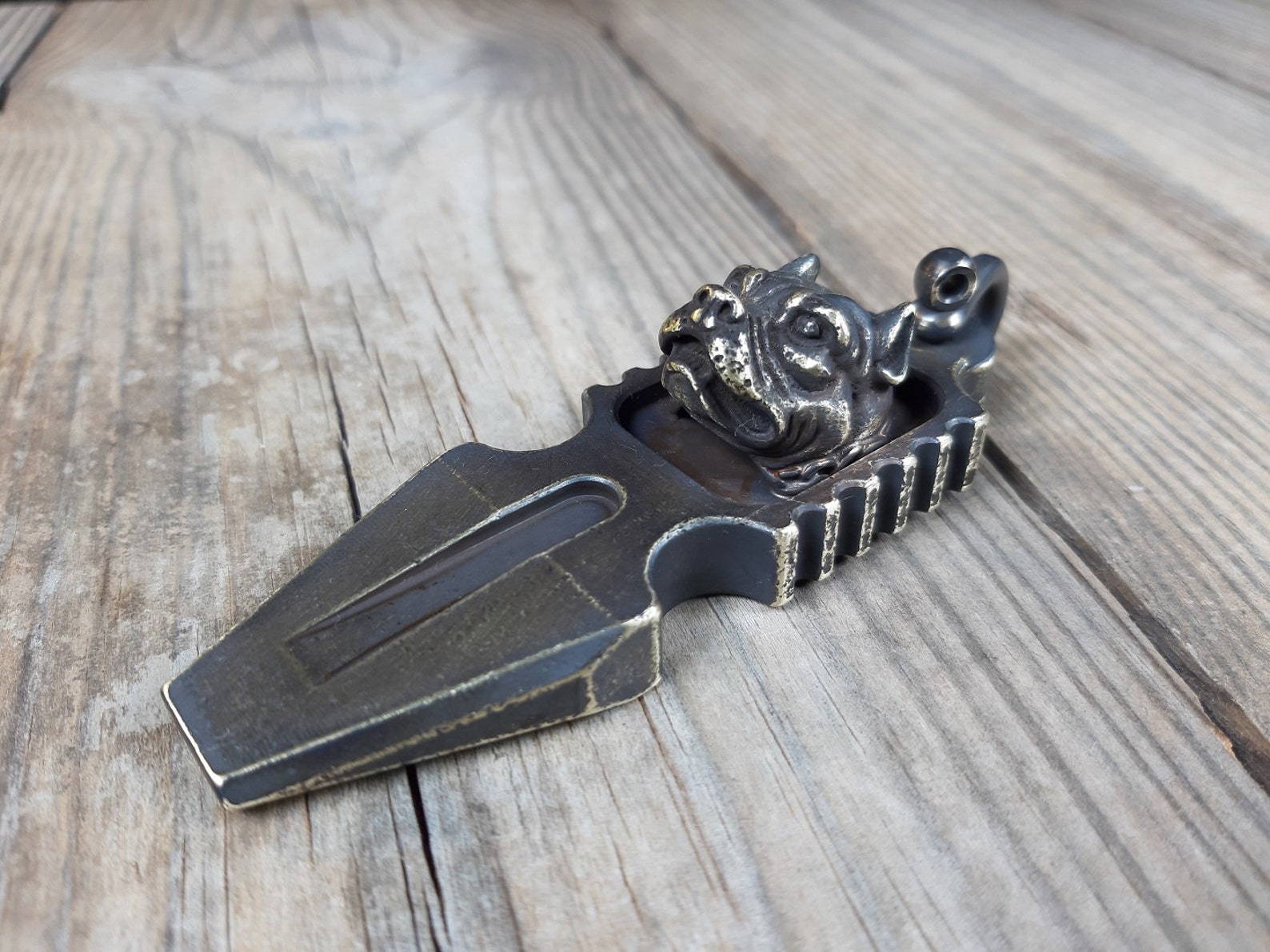 EDC Brass Pry Bar- " Dog" - Etsy UK