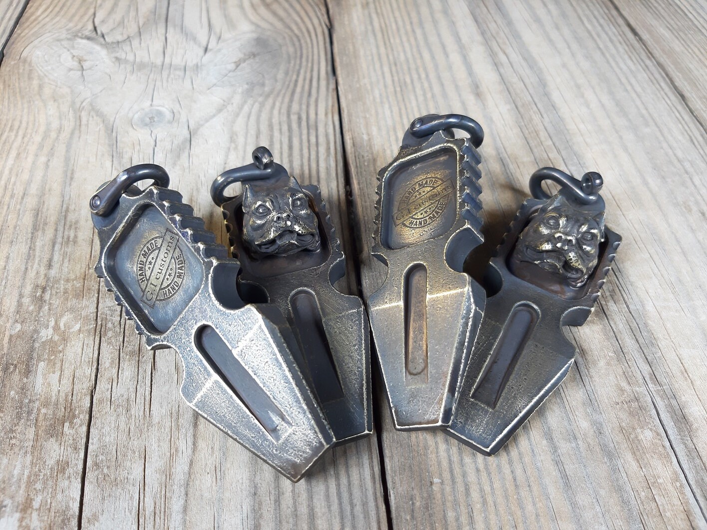 EDC Brass Pry Bar- " Dog" - Etsy UK