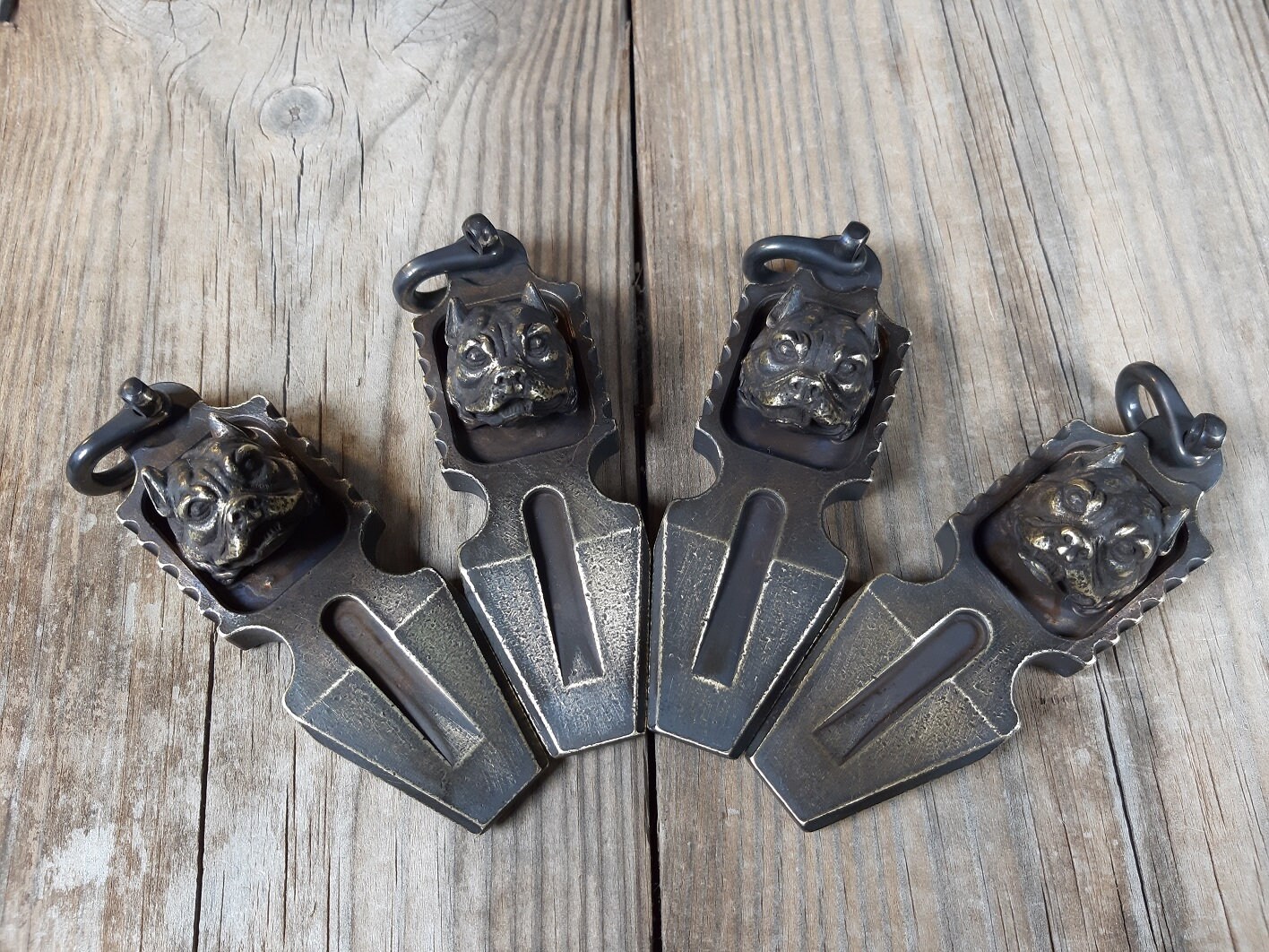 EDC Brass Pry Bar- " Dog" - Etsy UK