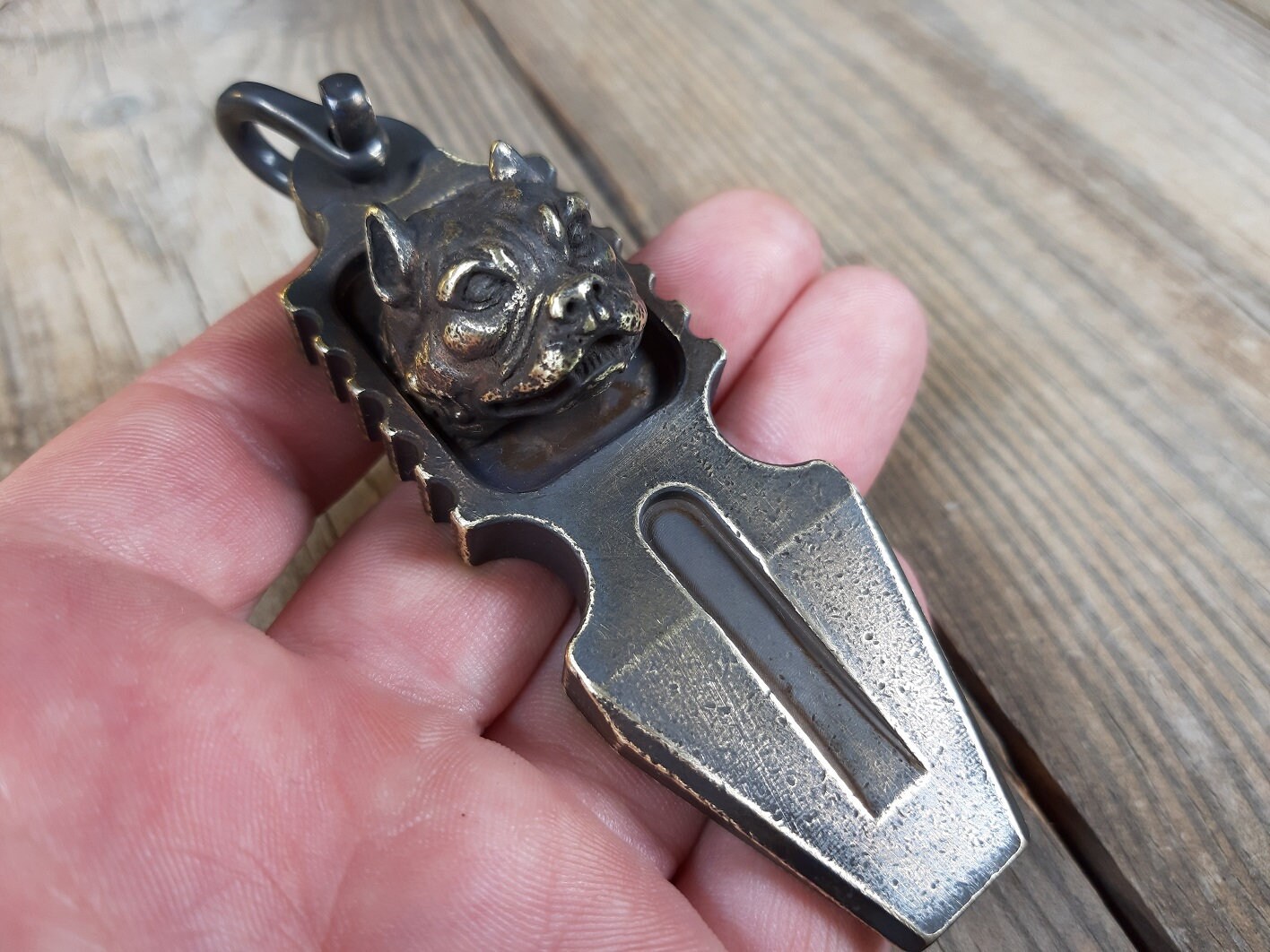 EDC Brass Pry Bar- " Dog" - Etsy UK