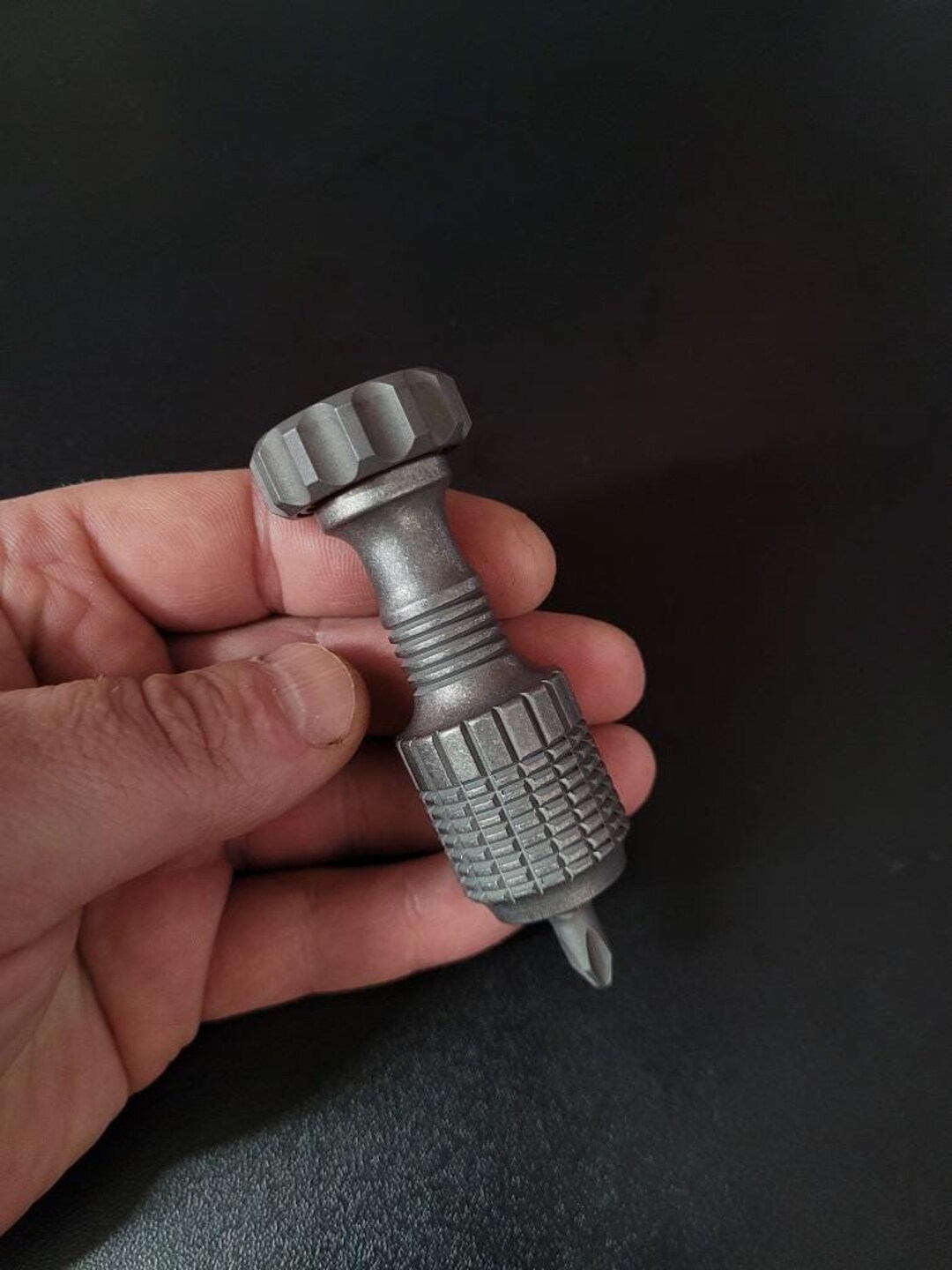 Custom Mini EDC Titanium 1/4 Bit Driver : M230 punisher - Etsy