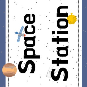 Outer Space Theme Dramatic Play Preschool/prek - Etsy