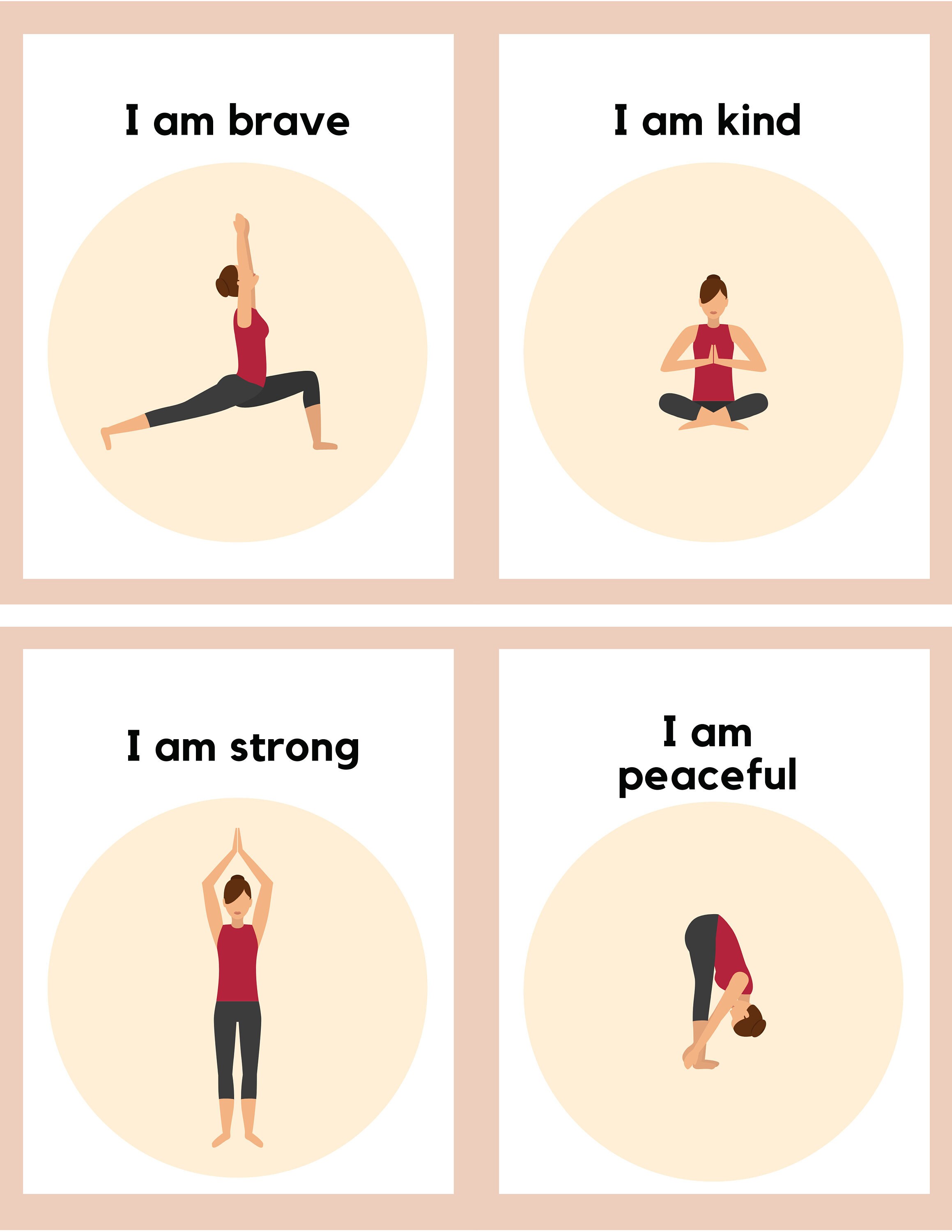 Yoga Gross Motor Cards - Etsy