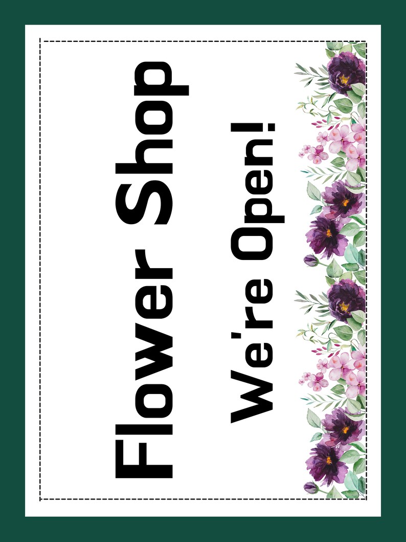 Flower Shop Theme Dramatic Play Preschool/prek - Etsy
