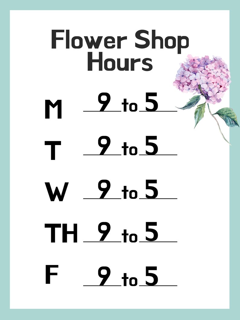Flower Shop Theme Dramatic Play Preschool/prek - Etsy