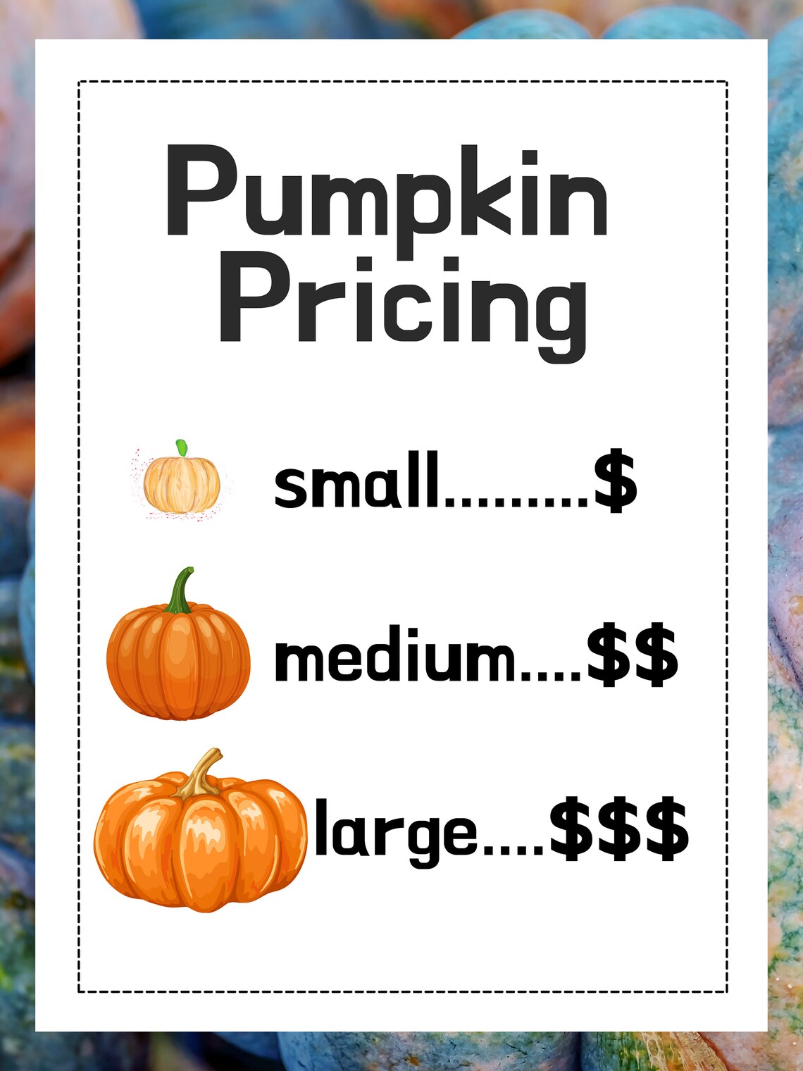 Pumpkin Patch Theme Dramatic Play Preschool/prek - Etsy